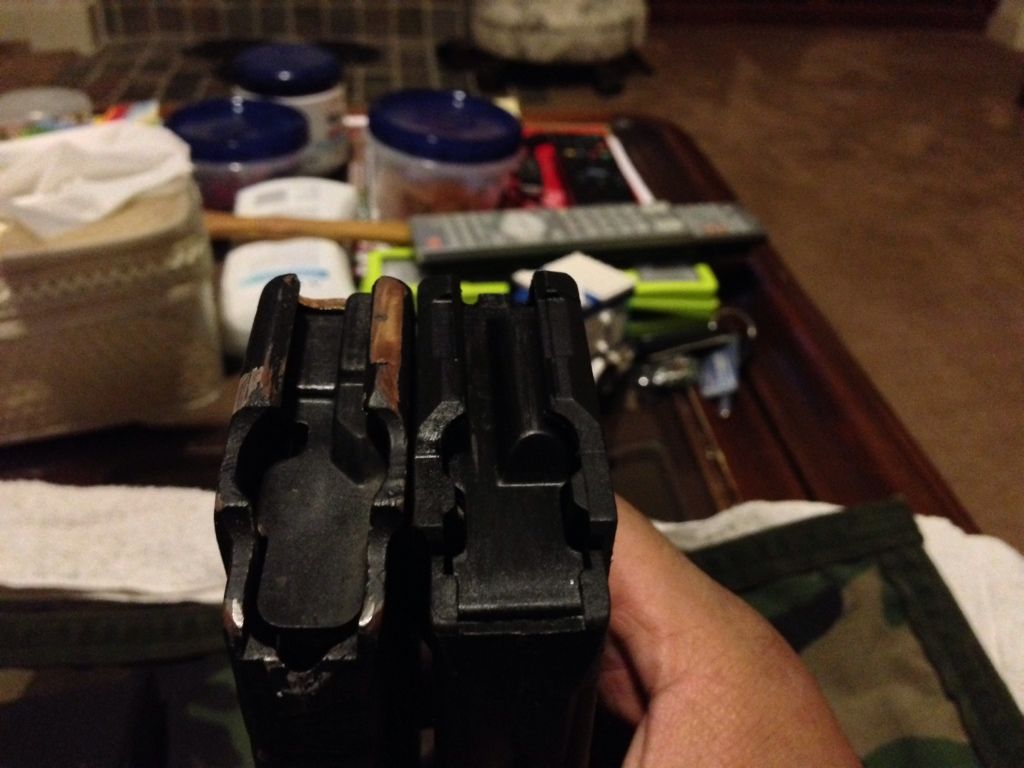 Anybody try an AK-74 (545) magazine in a Yugo M85 pistol (556)? > AK ...