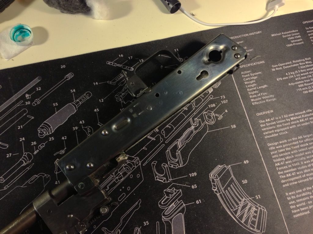 Cold Bluing with Oxpho Blue [Lotsa Pics] | AK Rifles