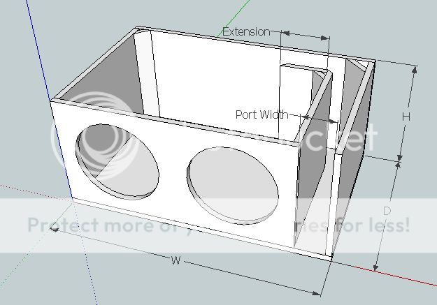 Port size help (Box now complete!) - Subwoofers / Enclosures - Steve ...