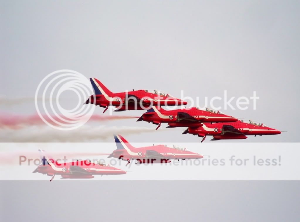 red arrows display at swanage this evening - FighterControl
